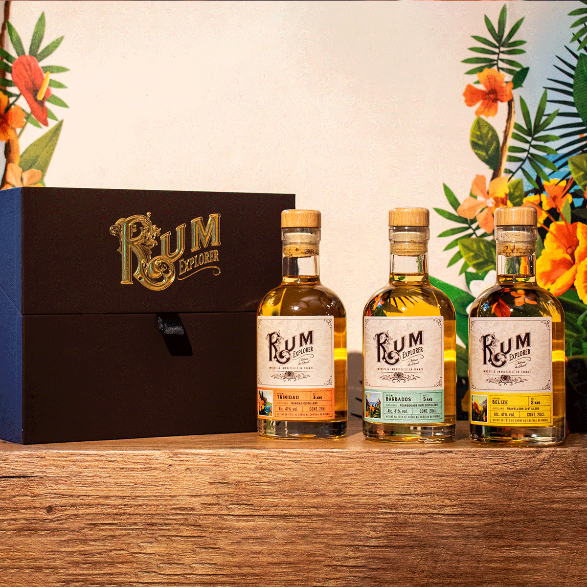 Coffret Rum Explorer - Voyage aux Caraïbes - La Spiriterie Française